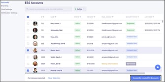 ESS Account Administration